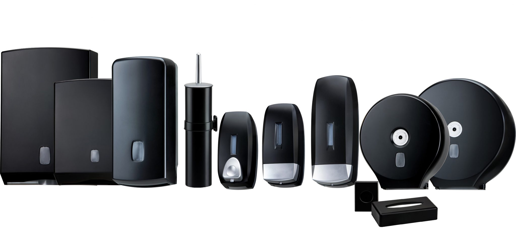 Matt Black Hand Sanitizer Dispenser Black Disinfectant Dispenser ...