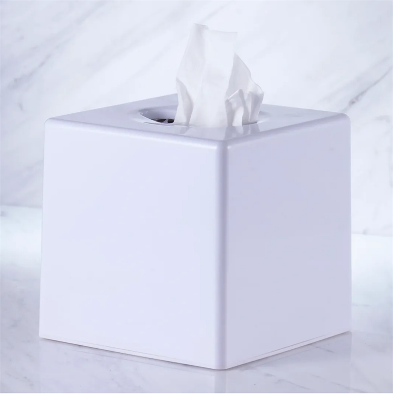 chrome plated handkerchief box napkin dispenser for hotel - smilclean